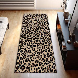 Leopard Runner Rug, Leopard Pattern Runner Rug, Animal Home Decor Rug ...
