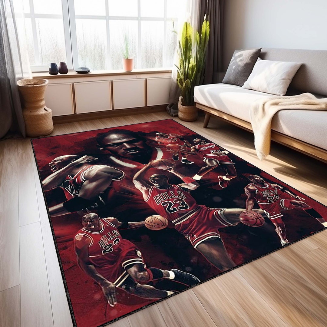 Amazing Air Jordan Rug, Michal Jordan Rug, Legend Jordan Rug, Jordan ...