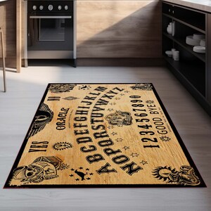 Quija Board Rug, Quija Board Rug, Spirit Board Rug, Board Rug ...