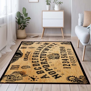 Quija Board Rug, Quija Board Rug, Spirit Board Rug, Board Rug ...