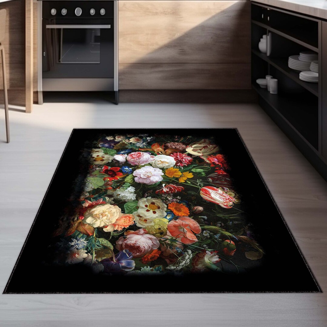 FLOWER RUG, Flower Design Rug, Modern Floral Rug, 100% High Quality ...