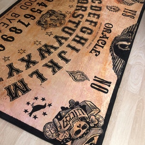 Quija Board Rug, Quija Board Rug, Spirit Board Rug, Board Rug ...