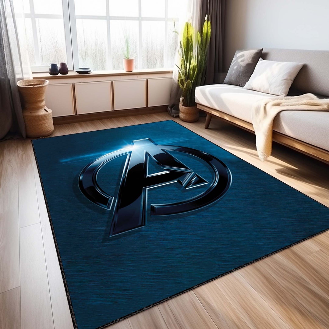 Avenger Rug, Super Hero Rug, Kids Room Rug, AWESOME Rug, Custom Rug ...
