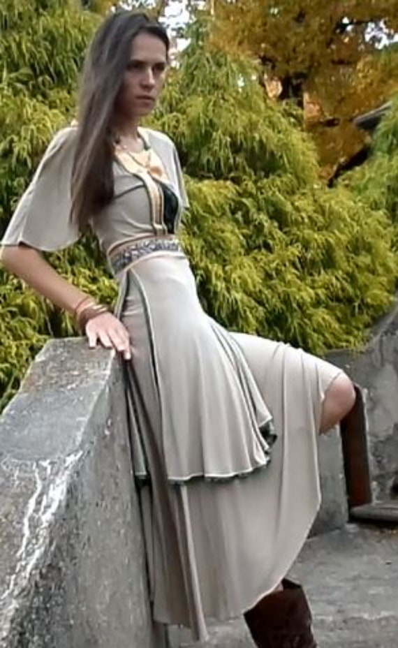 Marisa Martin Dress : Gorgeous Early 1970's Bohemian,… - Gem