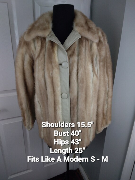 Gorgeous 1970's Mink & Leather Panel Jacket - Excelle… - Gem