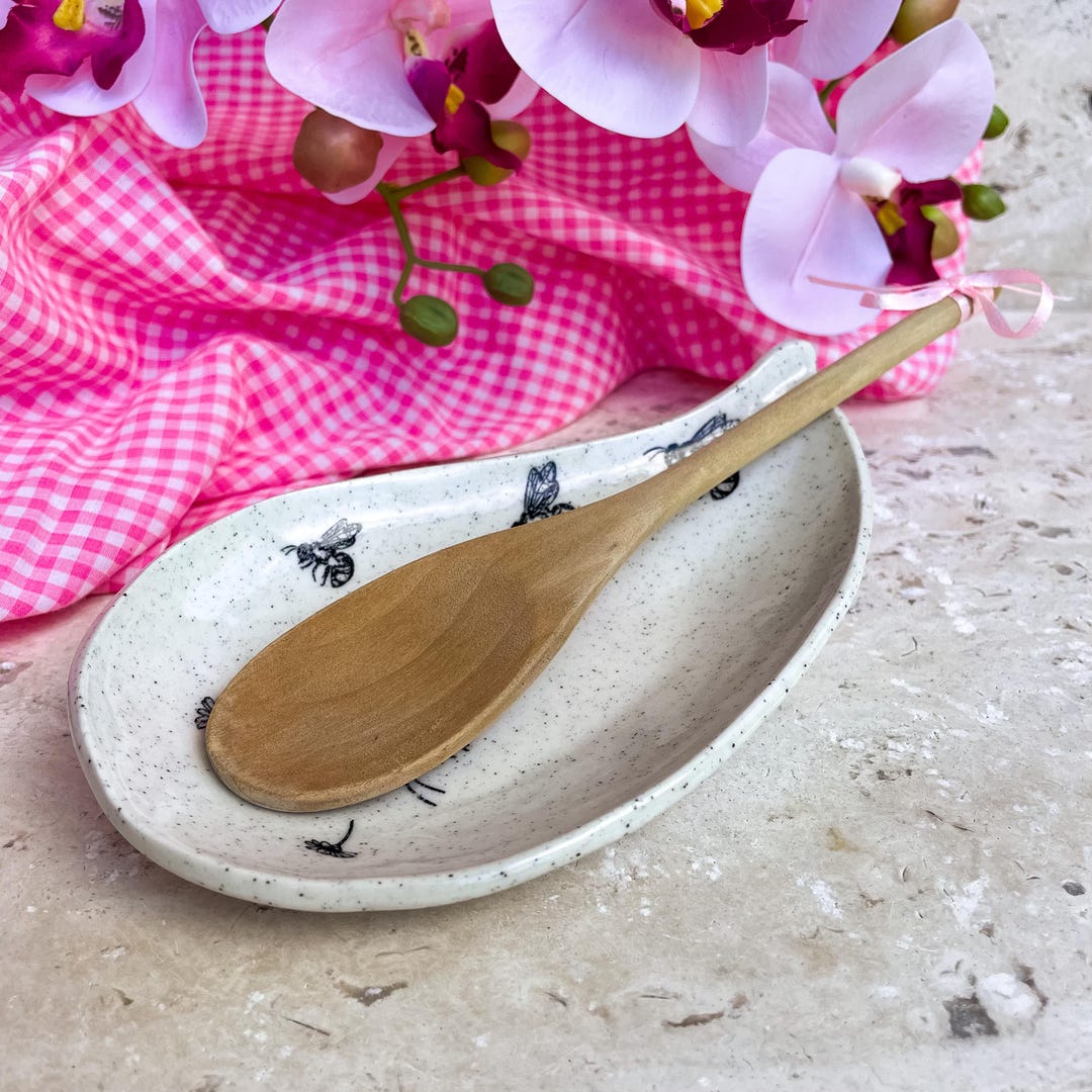 Bee & Wasp Spoon Rest - Etsy
