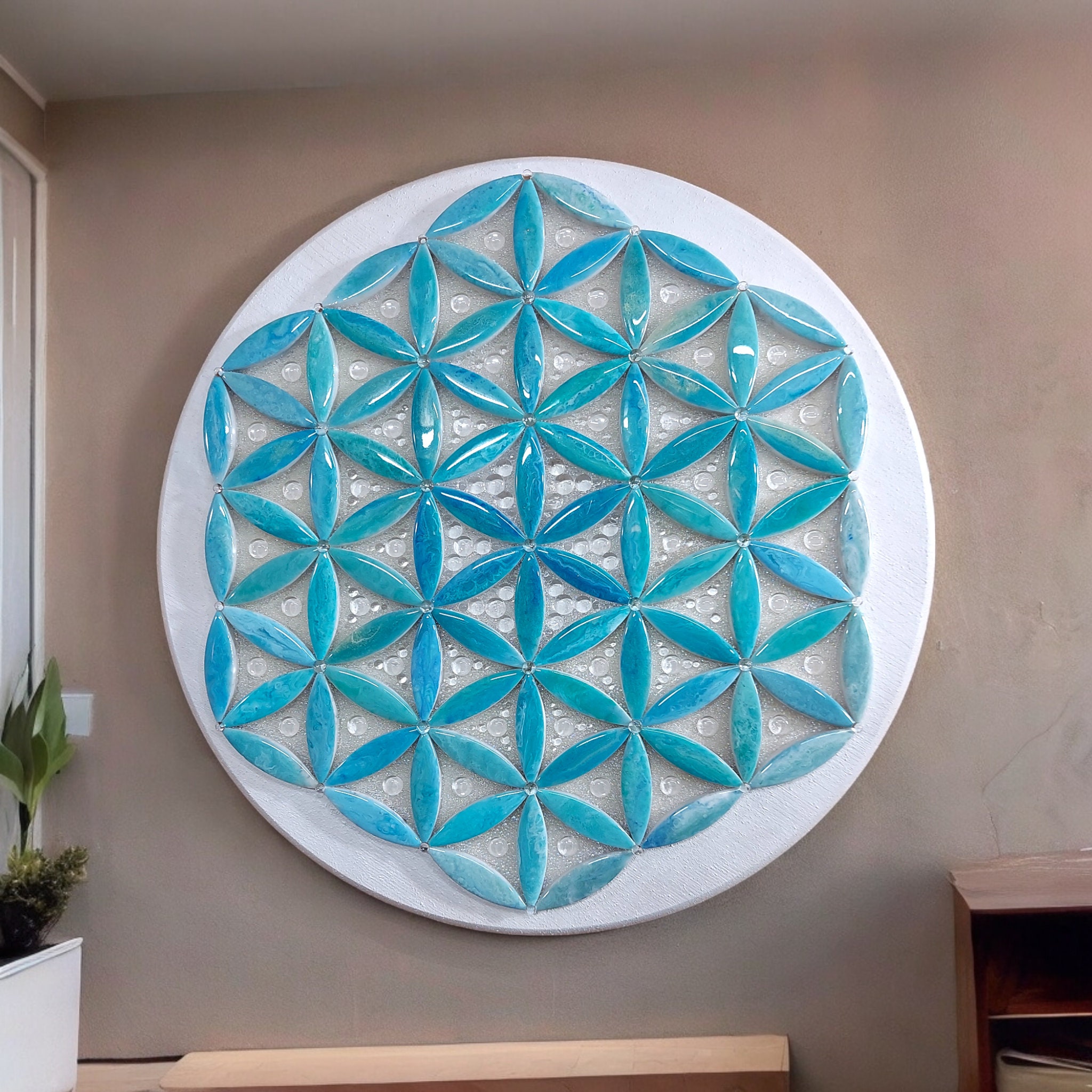Flower of Life Wall-art - Etsy