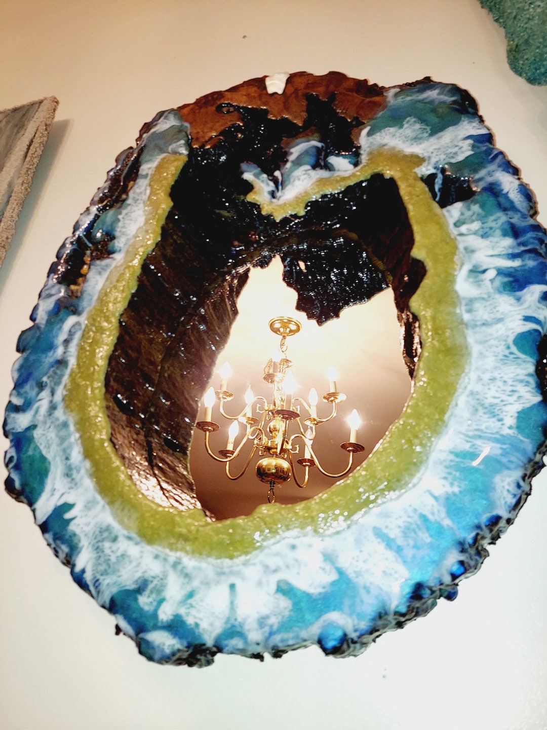 Stylish Resin Beach Mirror - Etsy