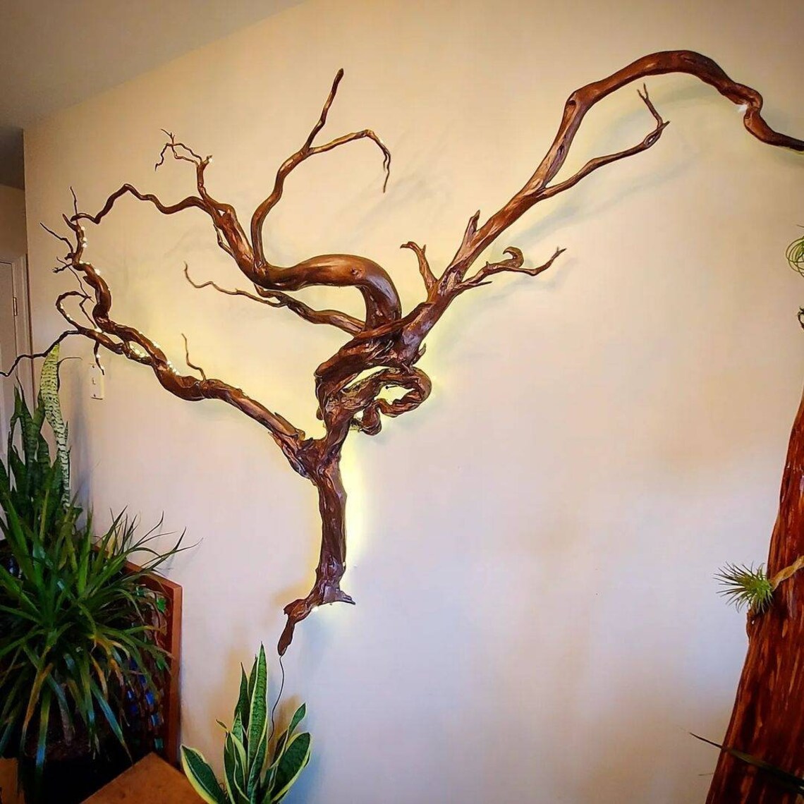 Glowing Tree Wall-art - Etsy