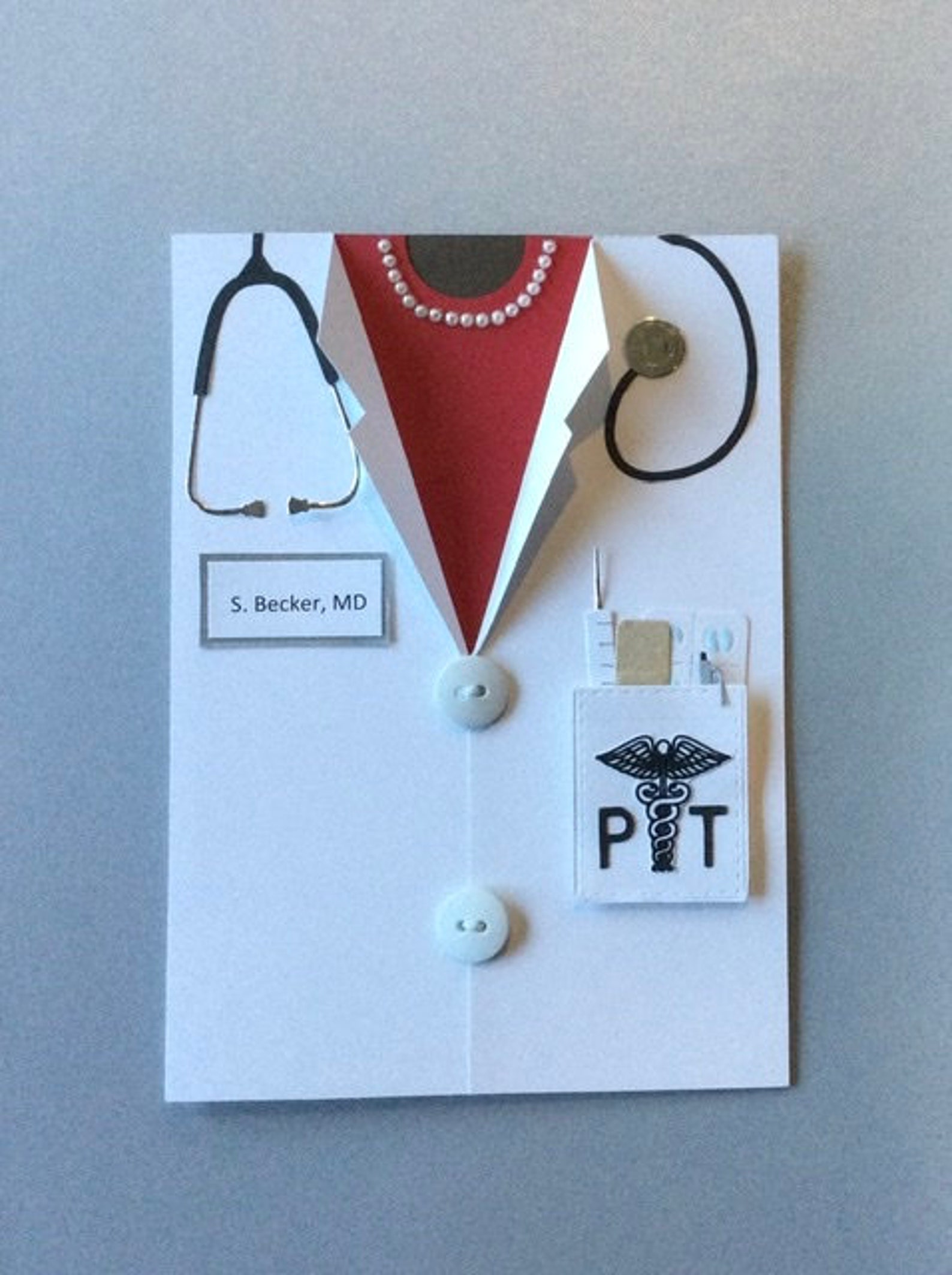 Handmade Doctor Card Medical Card Handmade Medical School - Etsy