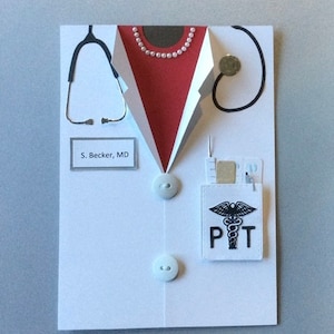 Handmade Doctor Card Medical Card Handmade Medical School - Etsy