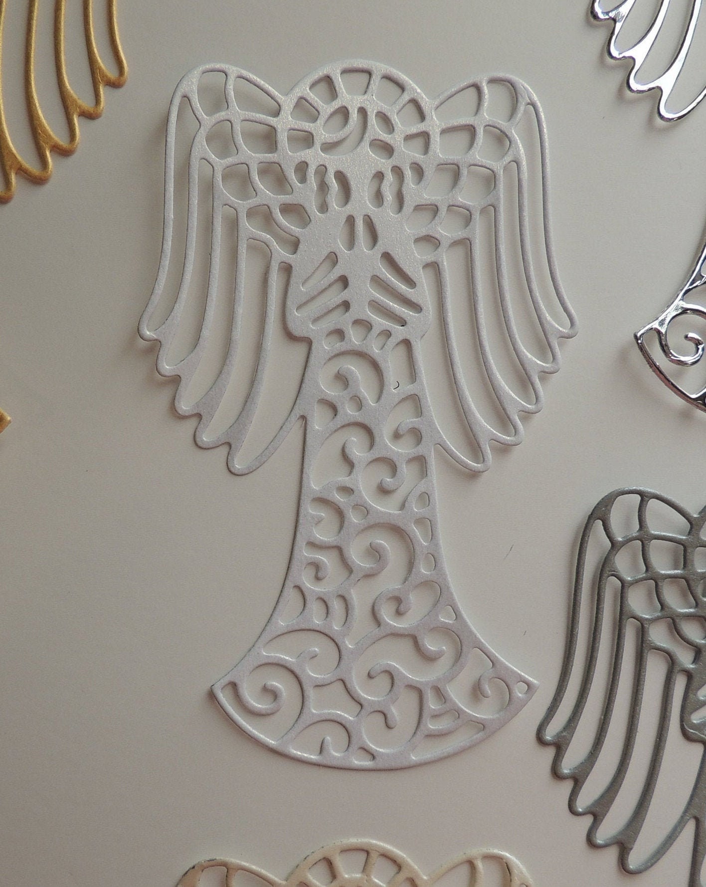 6 Angels Die Cuts Christmas Die Cuts Die Cuts for | Etsy