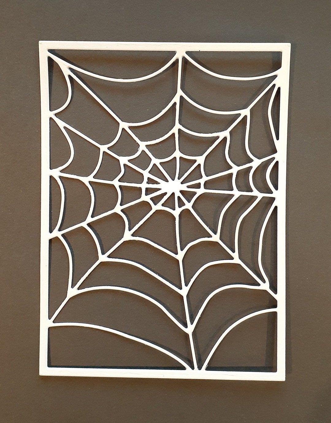 Spider Web Die Cut Front Panels, Die Cut Card Fronts for A2 Cards, Card ...