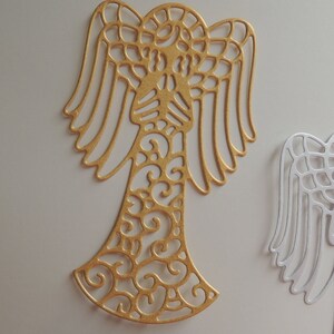 6 Angels Die Cuts, Christmas Die Cuts, Die Cuts for Scrapbooking, and ...