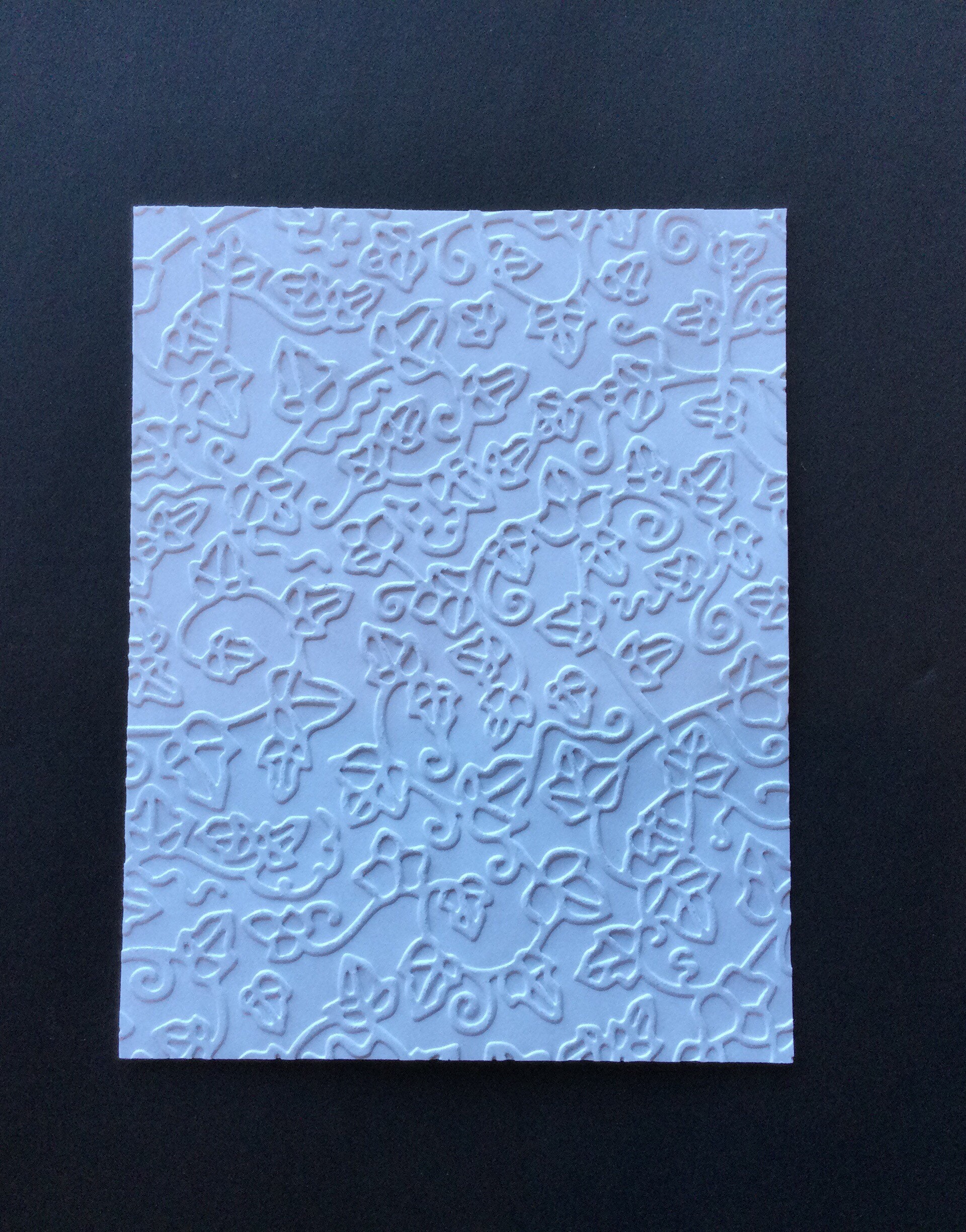 Paper Eternal Ivy Embossed Cardstock in 4 DIFFERENT SIZES Embossed Card ...