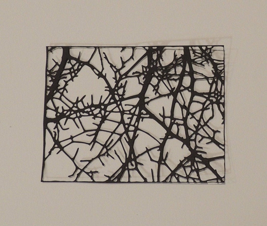 Tangled Twigs Die Cut Card Fronts, A2 Card Panel. - Etsy