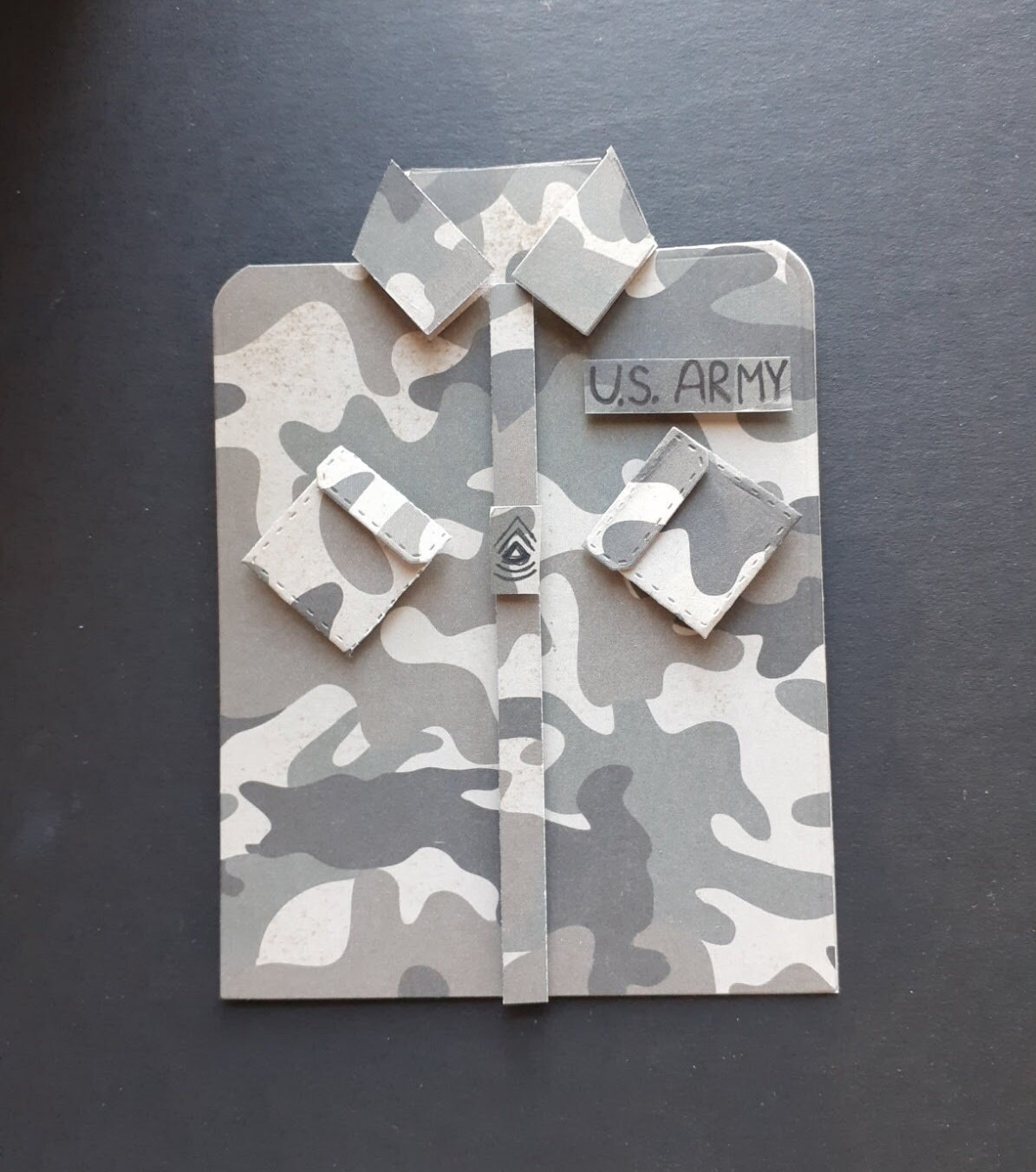 Handmade Armed Forces Card, Army, Marine, Navy, and Many More Custom ...