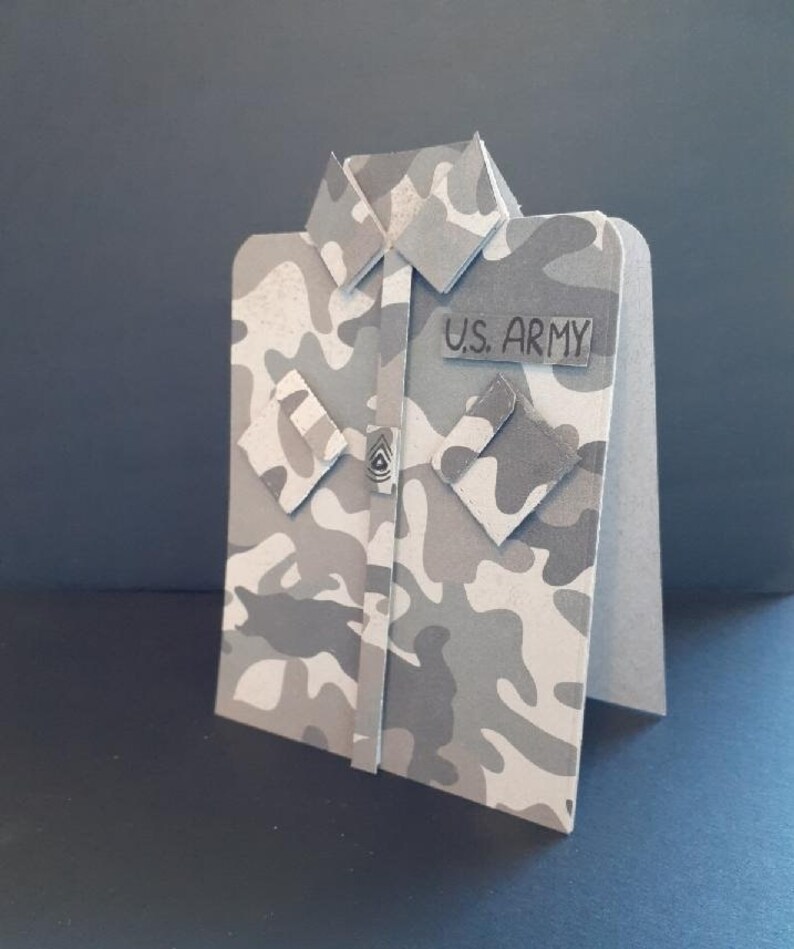 Handmade Armed Forces Card, Army, Marine, Navy, and Many More Custom ...