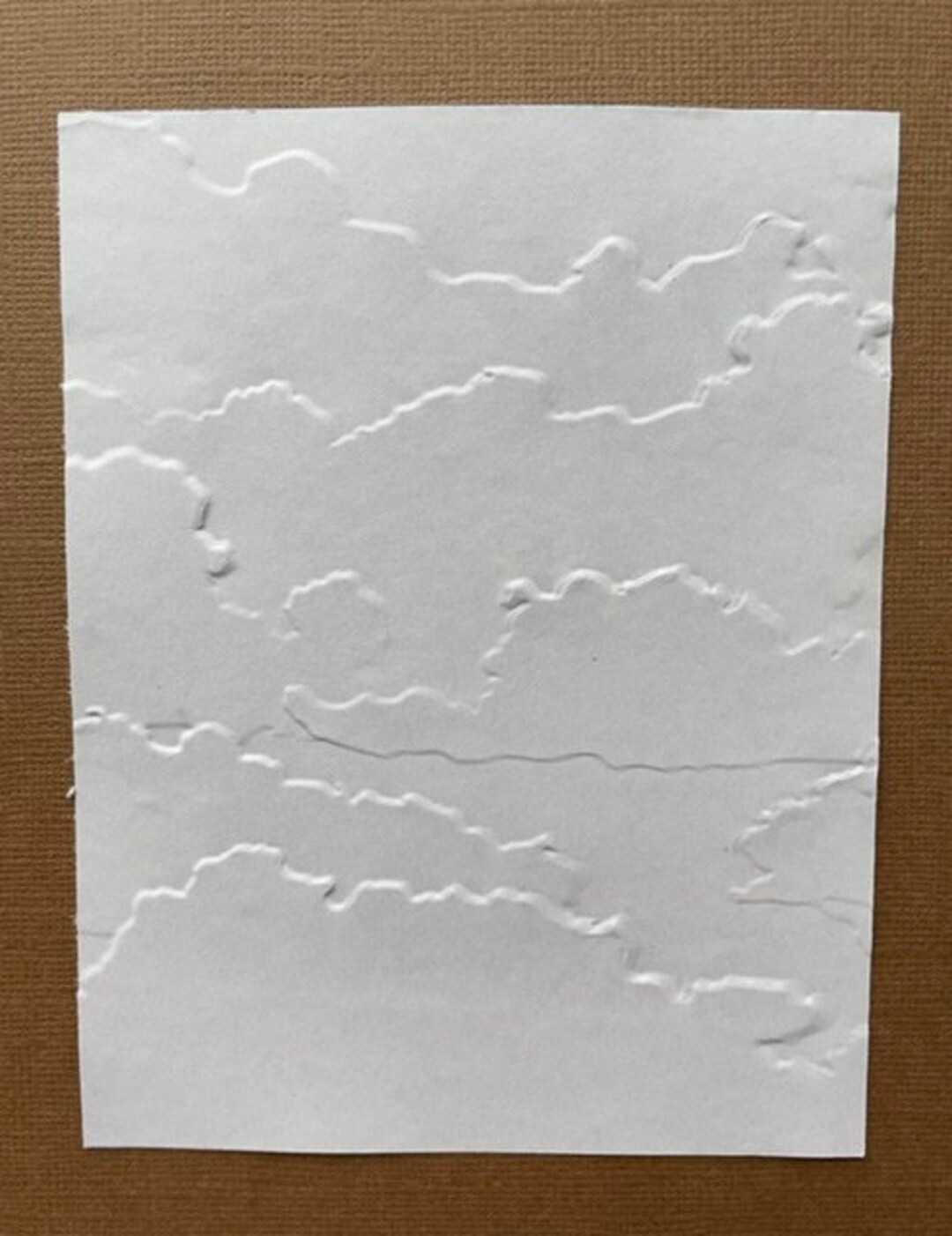 Cloudy Day 3D Embossed Cardstock 3D, Embossing Cardstock, Card Making ...