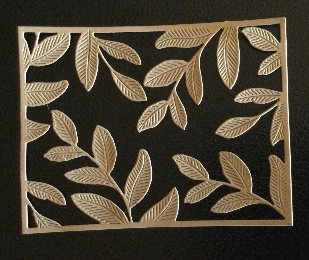 Laurel Leaves Die Cut Front Panels, Die Cut Card Fronts for A2 Card ...