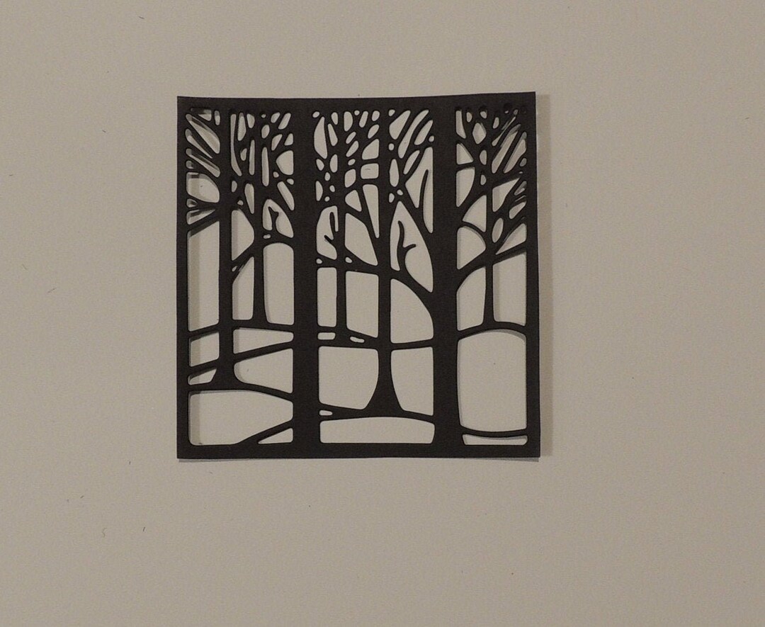 In the Woods Die Cut Card Fronts, Die Cut Card Fronts for Cards, Card ...