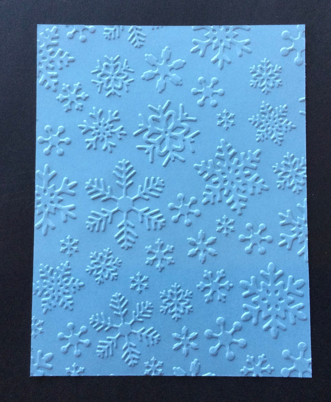 Christmas Snowflakes, 3D Embossed Cardstock, Extra Large Embossed ...