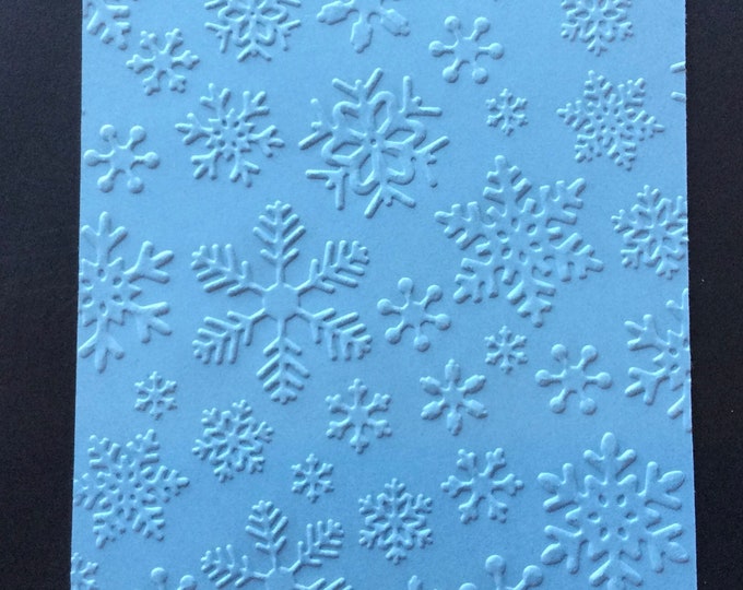 Christmas Snowflakes, 3D Embossed Cardstock, Extra Large Embossed ...