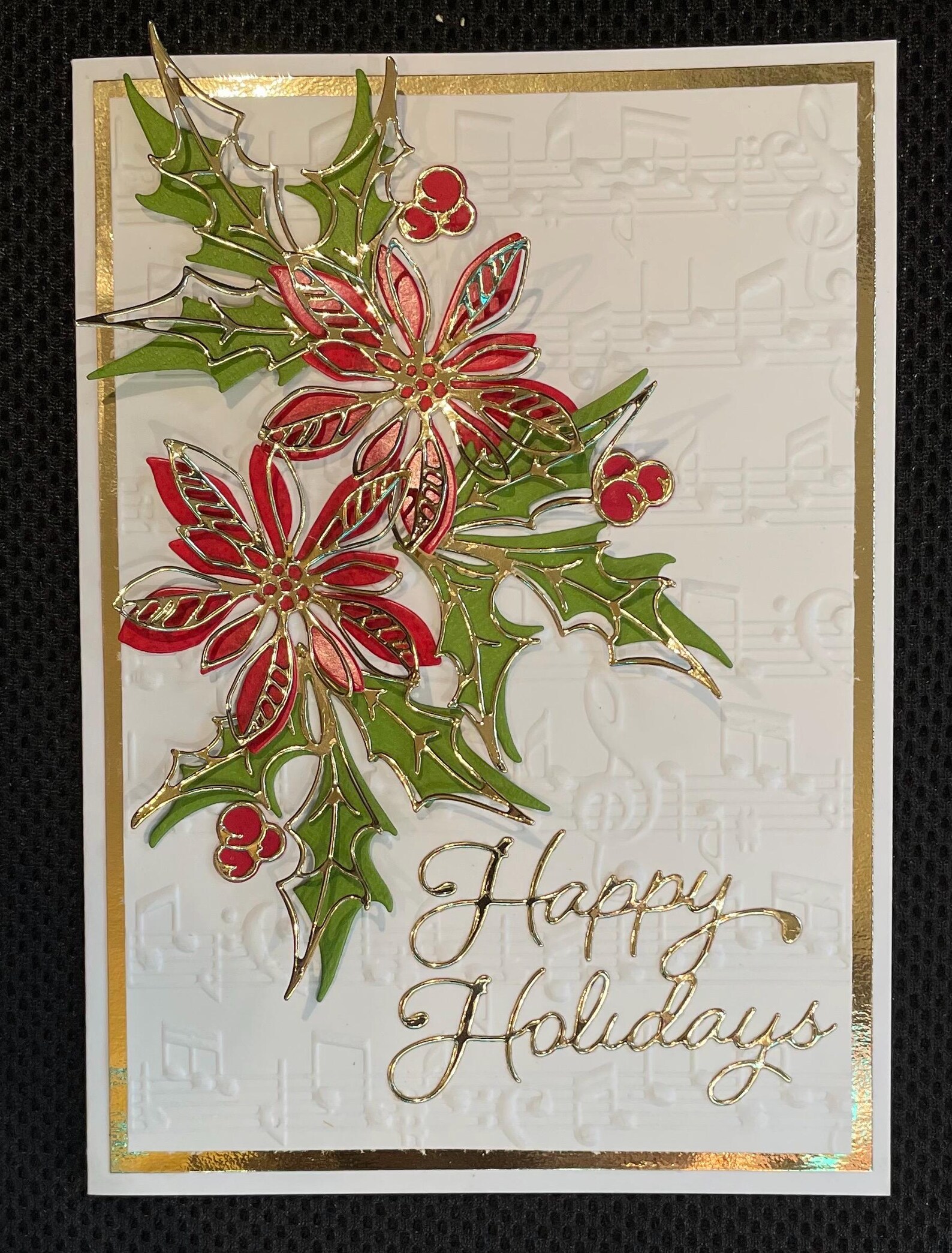 Musical Notes 3D Embossed Cardstock, Embossed Sheets, Embossed Card ...