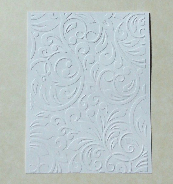 My Swirls Embossed Sheets Embossing Cardstock Swirl - Etsy