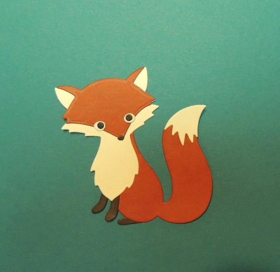 Set of 4 Fox Die Cuts - Etsy