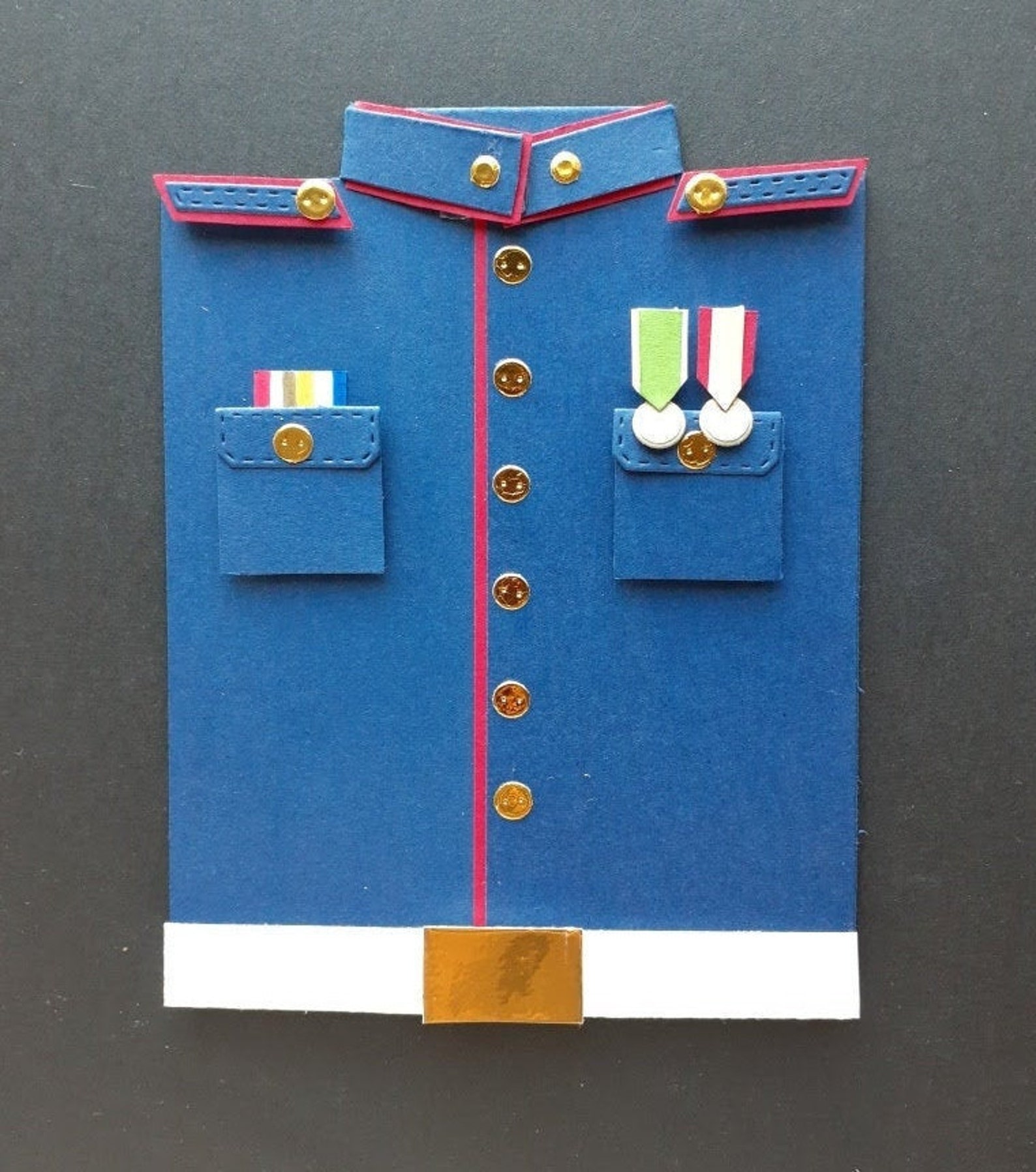 Handmade Armed Forces Card, Army, Marine, Navy, and Many More Custom ...