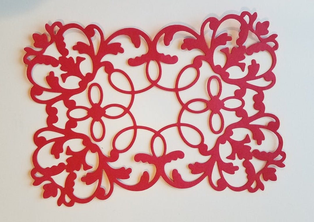 Fancy Frame Die Cut Card Fronts A7 Die Cut Card Fronts for - Etsy