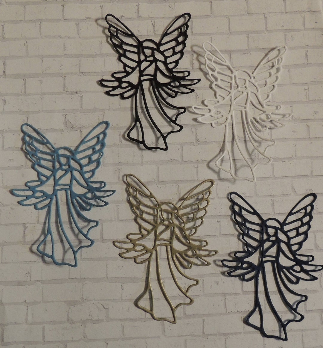 8 Angel Die Cuts for Scrapbooking, and Card Making - Etsy