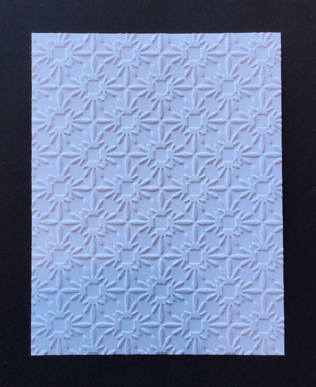 Fine Finials Embossed Cardstock, 4 Sizes of Embossed Sheets Available ...