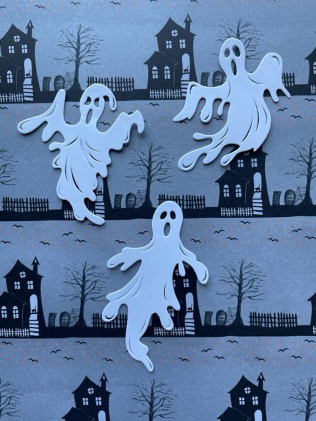 Ghost Die Cuts Halloween Die Cuts, Ghost Silhouette, Spooky Ghosts ...