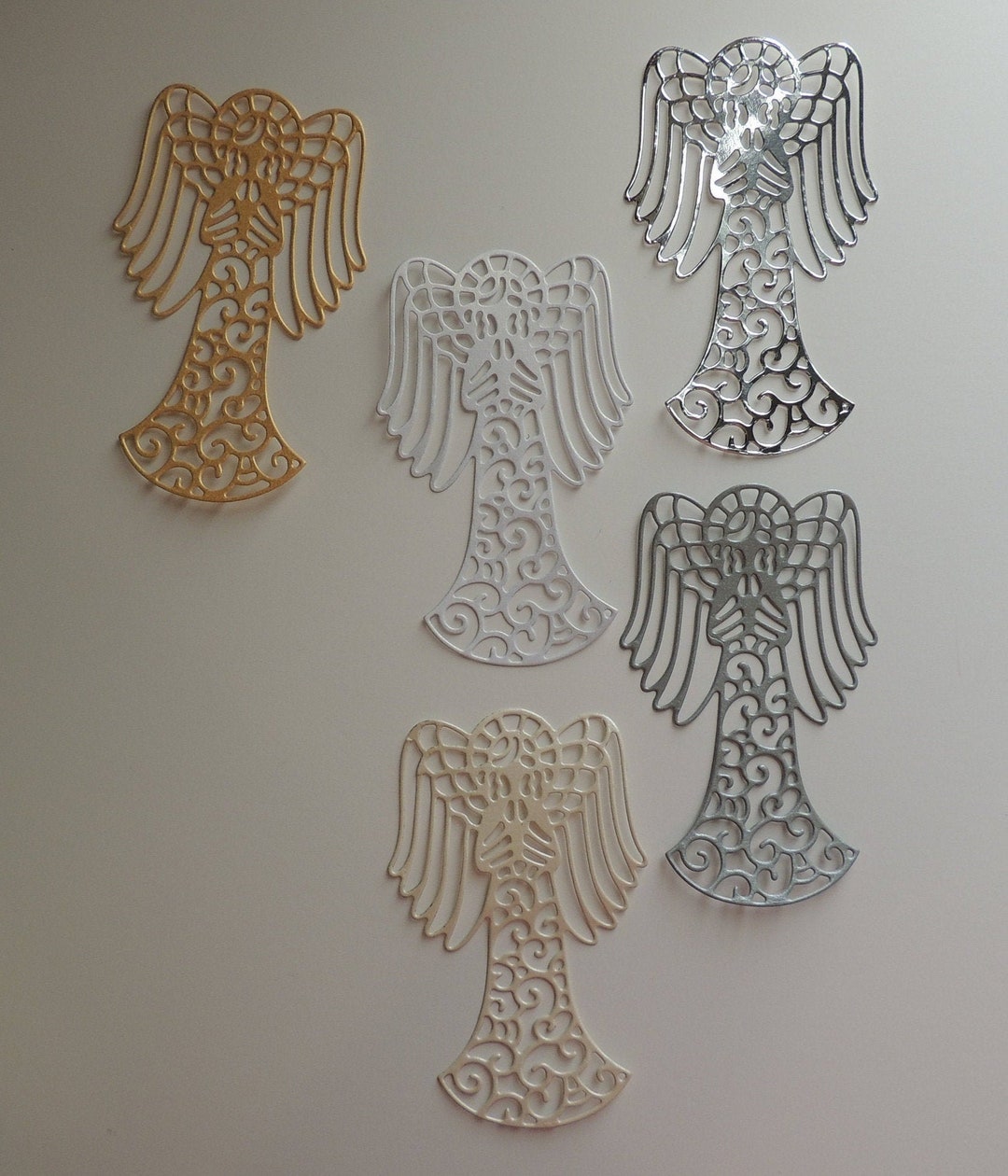 6 Angels Die Cuts, Christmas Die Cuts, Die Cuts for Scrapbooking, and ...