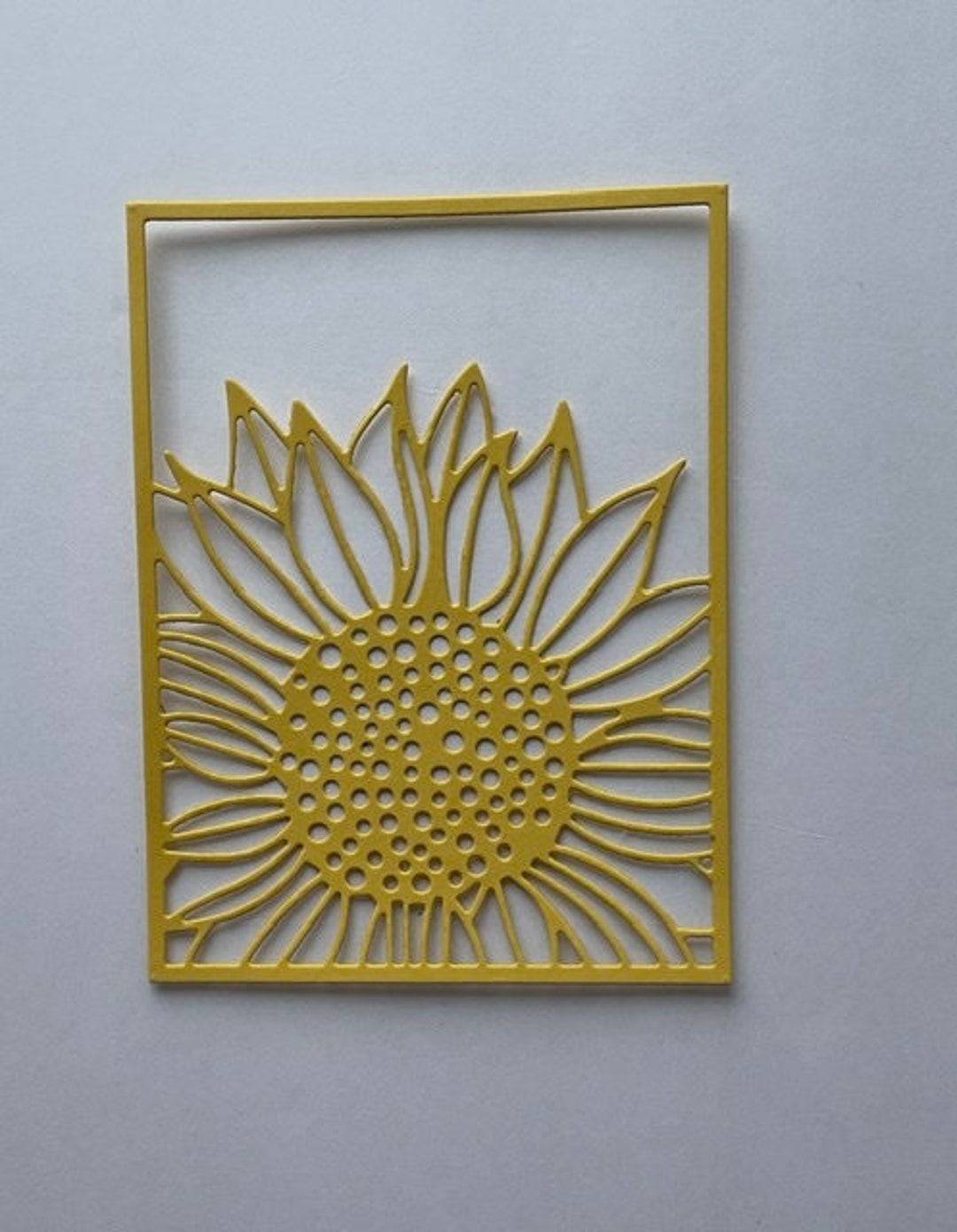 Sunflower Frame Die Cut Front Panels, Die Cut Card Fronts for A2 Card ...
