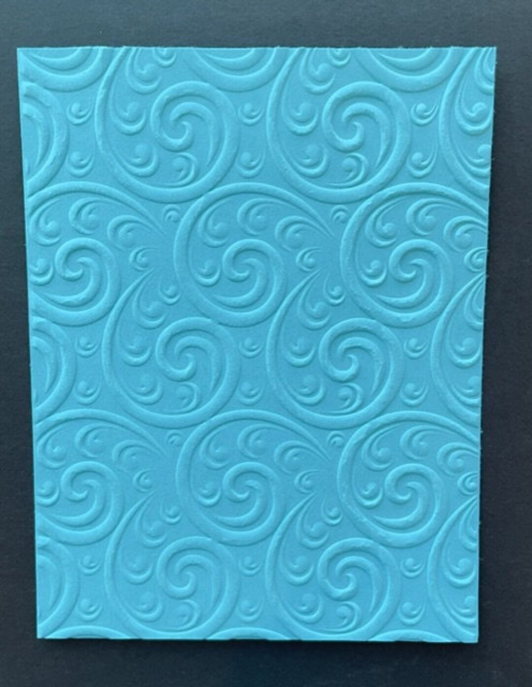3D Ornamental Spiral Embossed, Embossing Cardstock. - Etsy