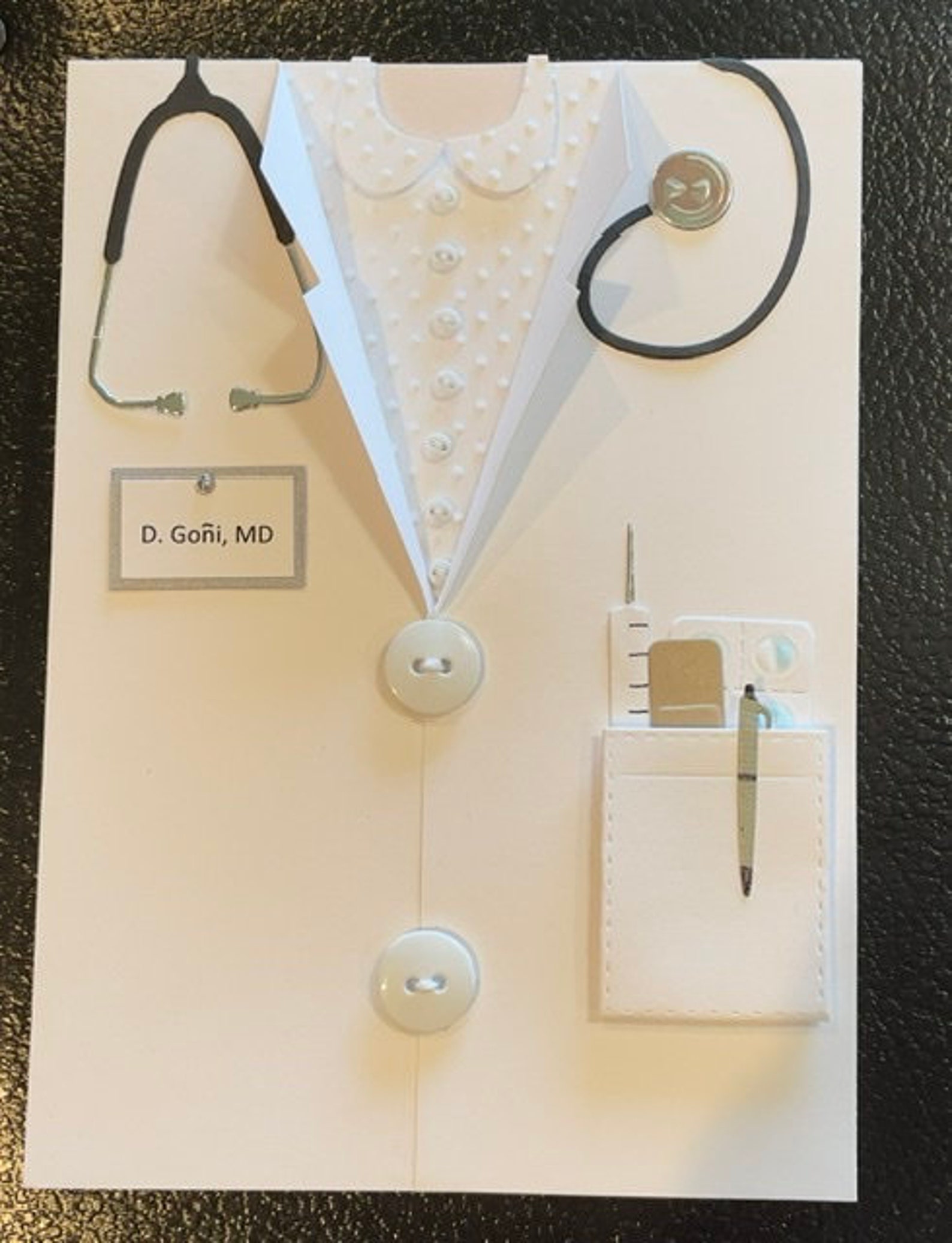 Handmade Doctor Card Medical Card Handmade Medical School - Etsy