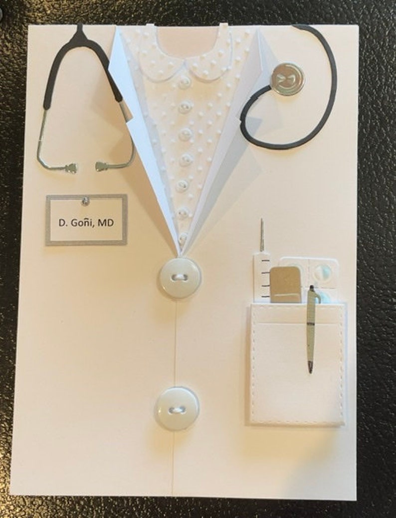 Handmade Doctor Card Medical Card Handmade Medical School | Etsy