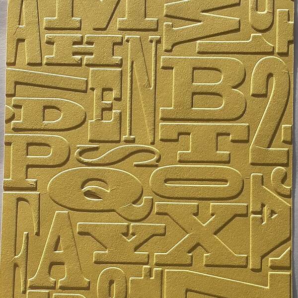 Alphabet Cardstock - Etsy