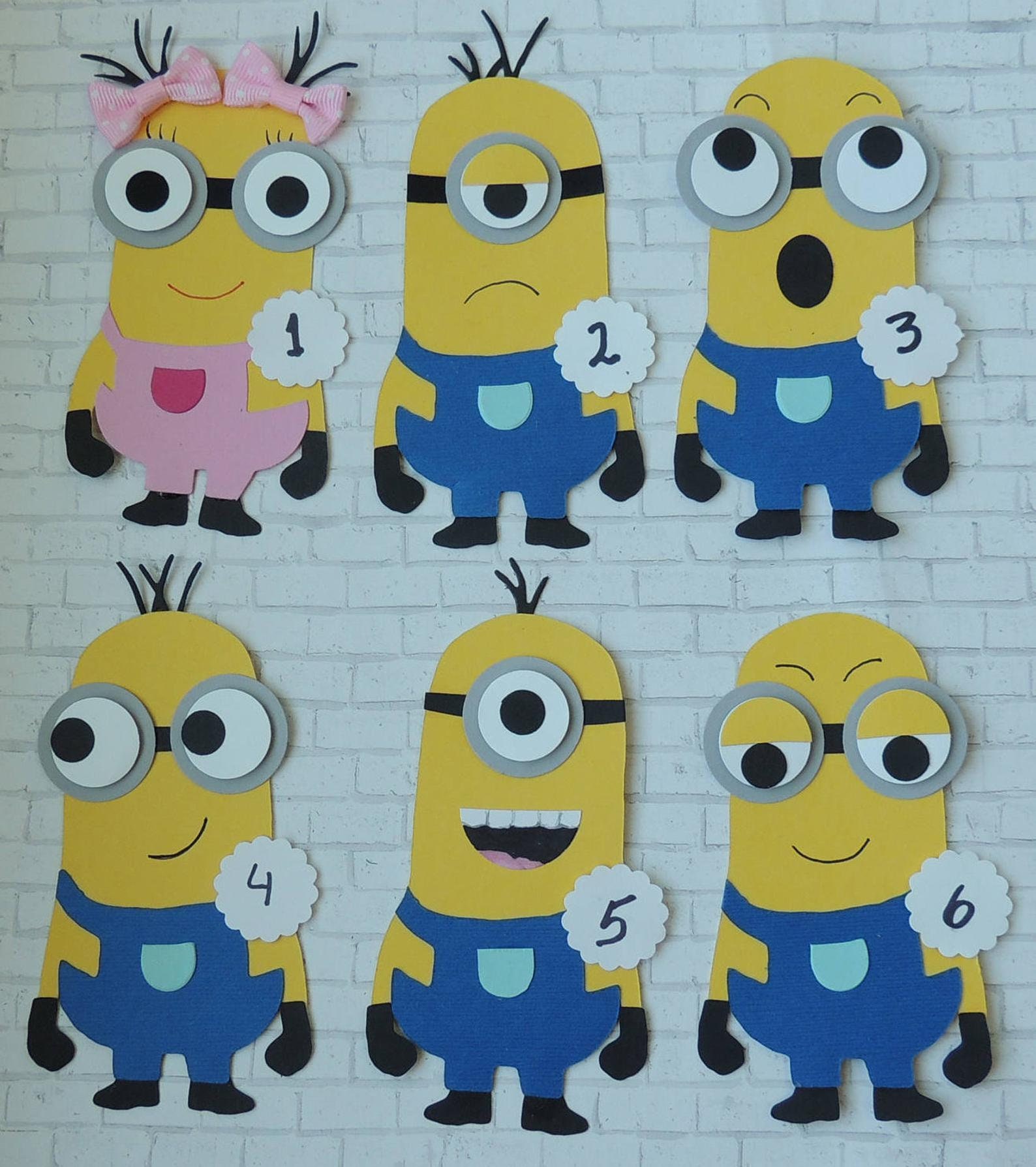 Minion Die Cuts, Your Choice, Custom Minion Available - Etsy
