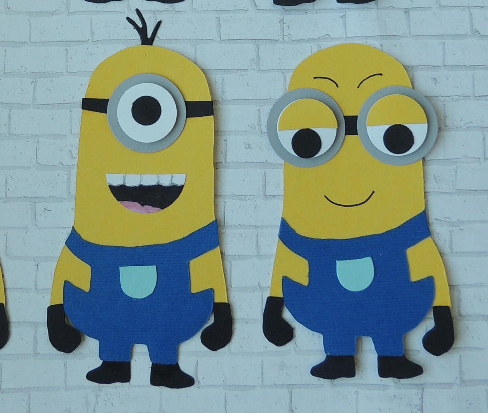 Minion Die Cuts, Your Choice, Custom Minion Available - Etsy
