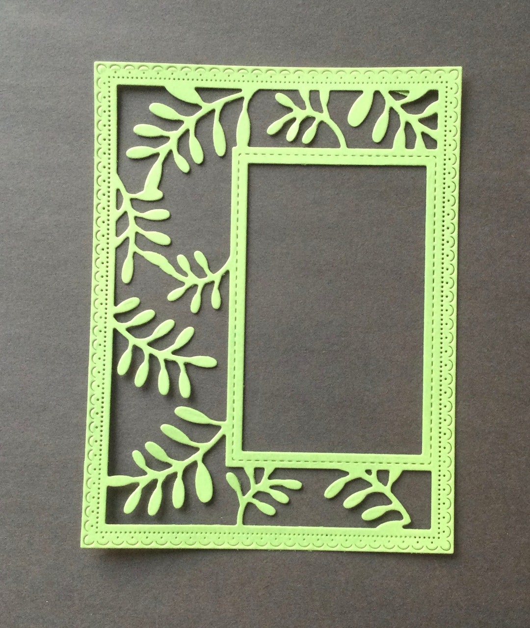 Floral Sidekick Frame Die Cut Front Panels, Die Cut Card Fronts for A2 ...