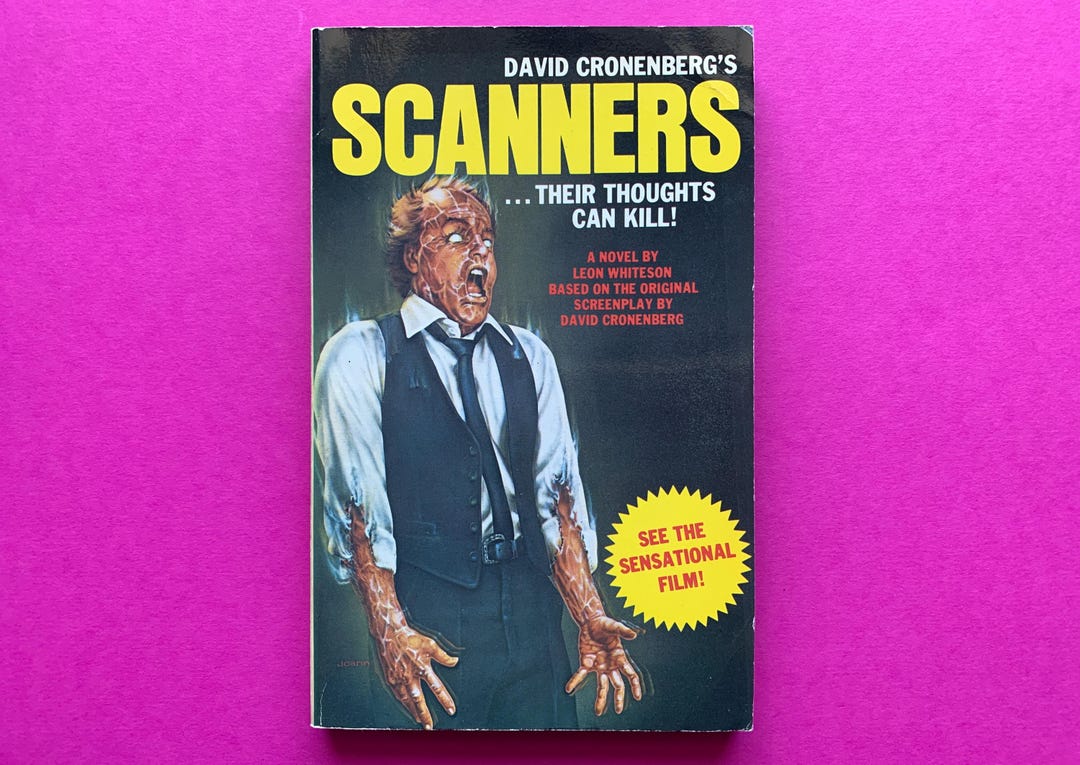 David Cronenberg's Scanners Movie Tie-in Edition - Etsy