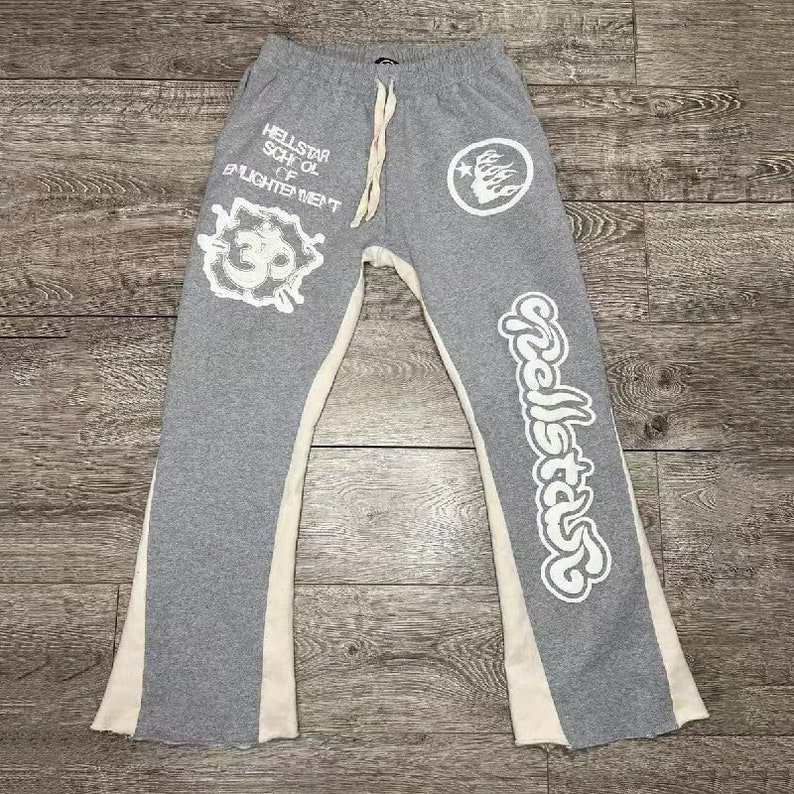 Hellstar Grey Flare Sweats - Etsy
