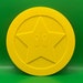 HUGE 3D Printed Star Coin From Mario Wall or Shelf Art - Etsy