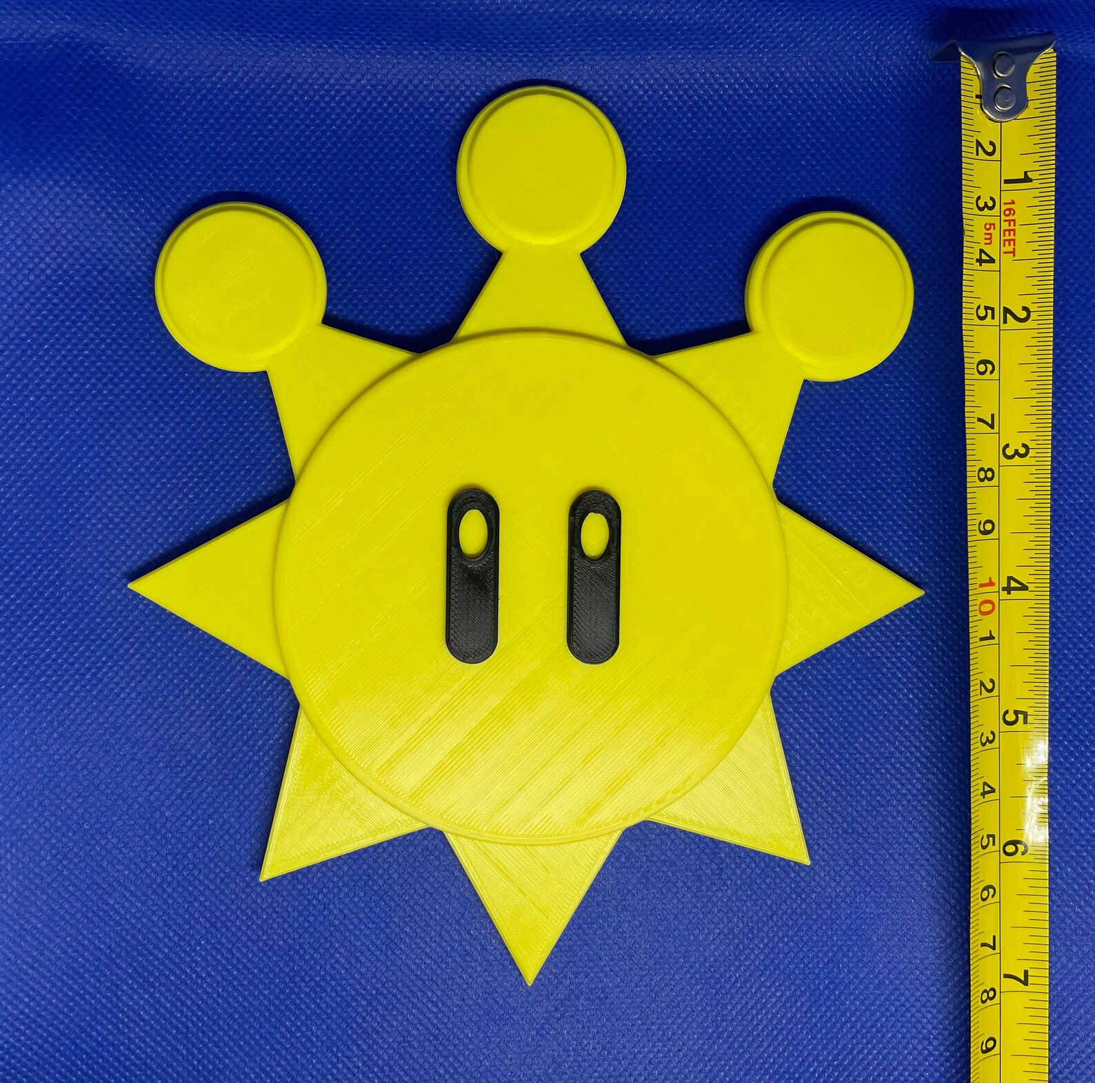 HUGE 3D Printed Sunshine Sprite From Mario Wall or Shelf Art - Etsy