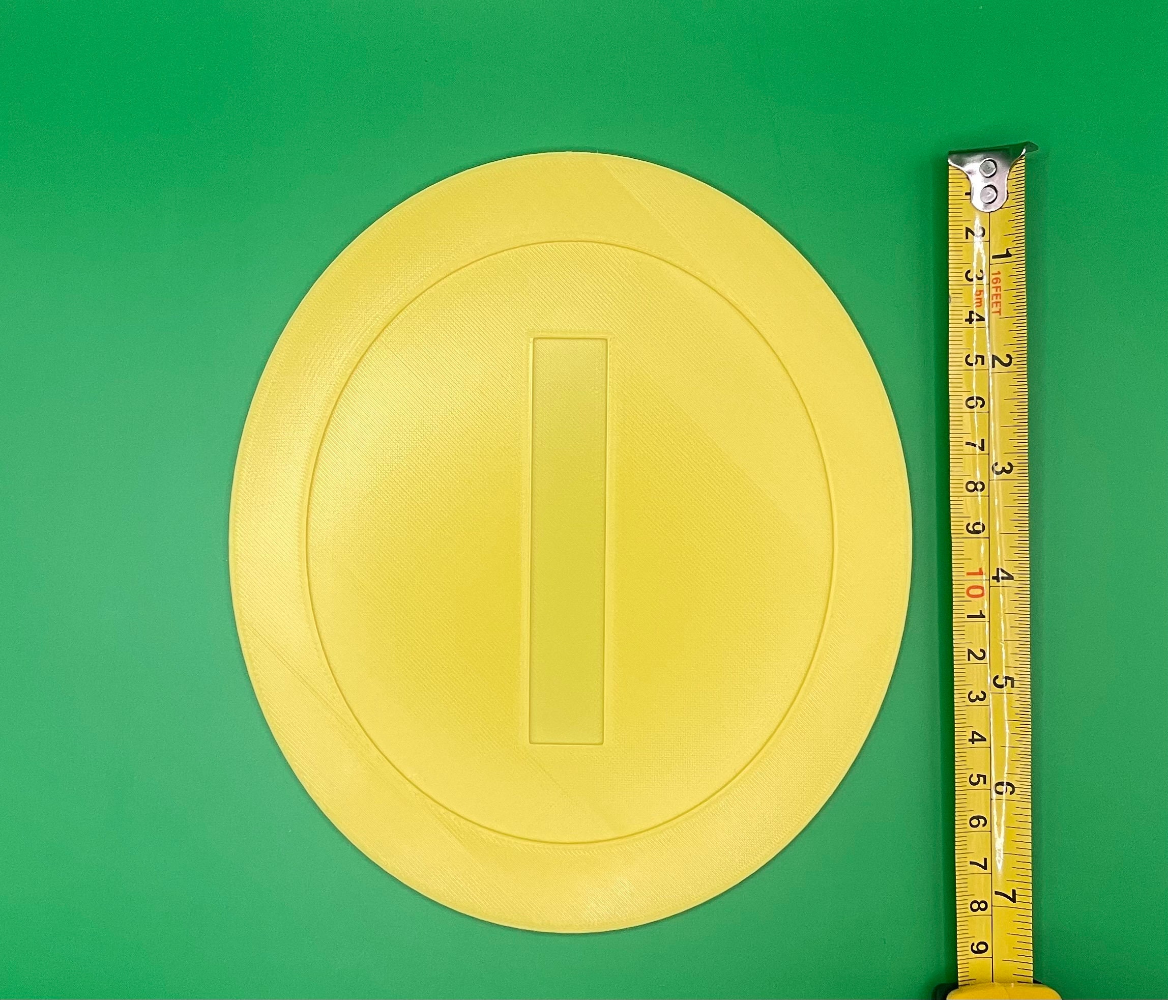 HUGE 3D Printed Coin From Mario Wall or Shelf Art | Etsy