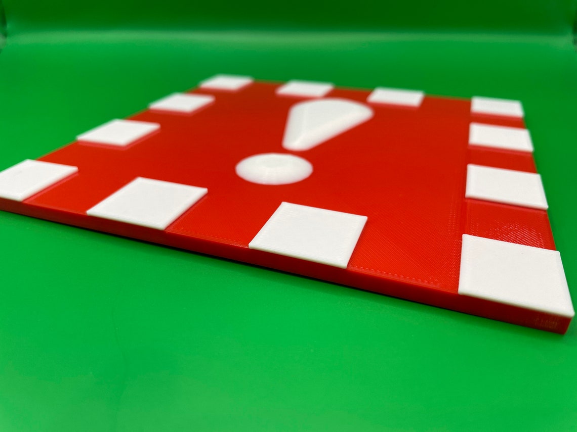 HUGE 3D Printed Exclamation Mark Box From Mario 64. Flying Cap - Etsy